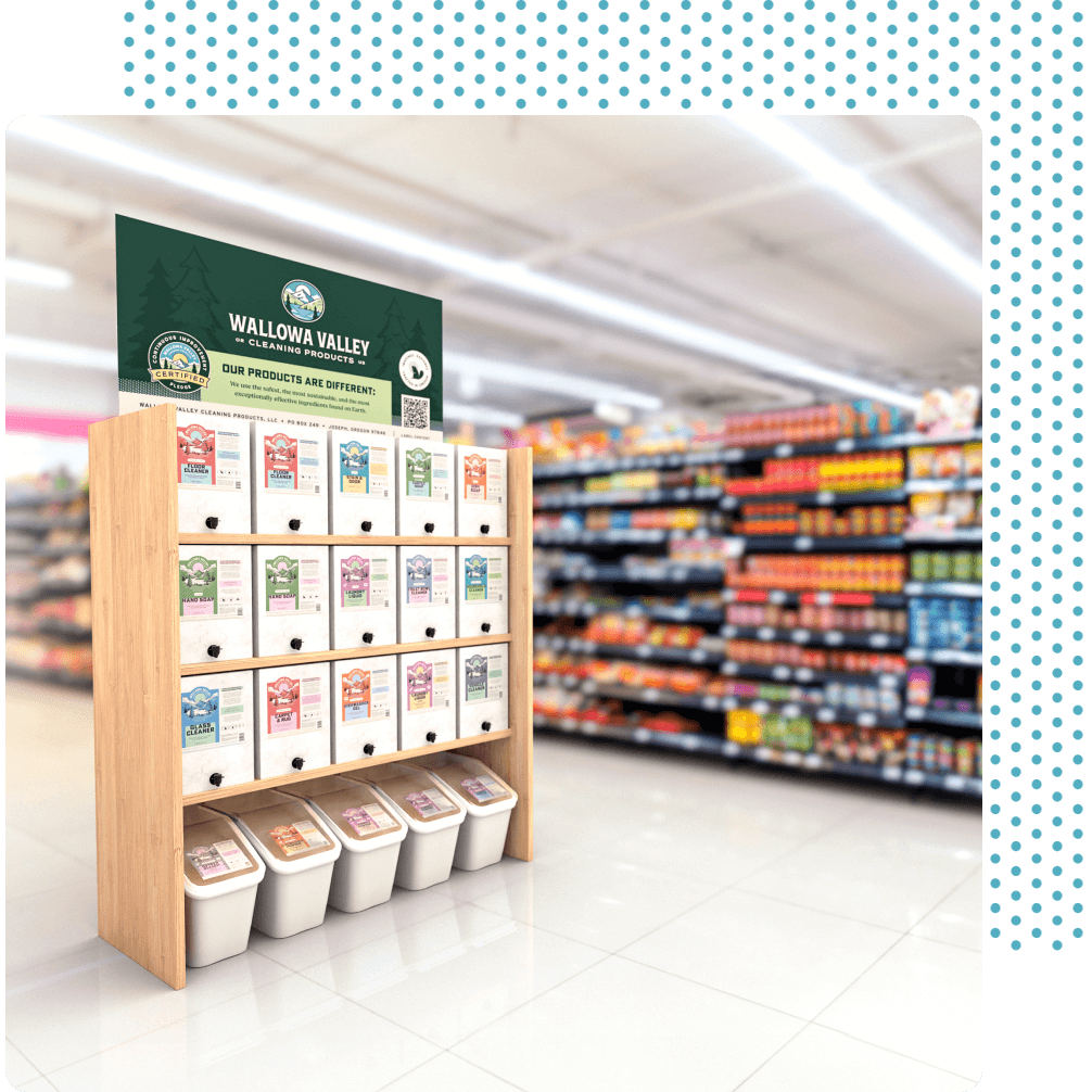 Retail Refillery Station – Wallowa Valley Cleaning Products